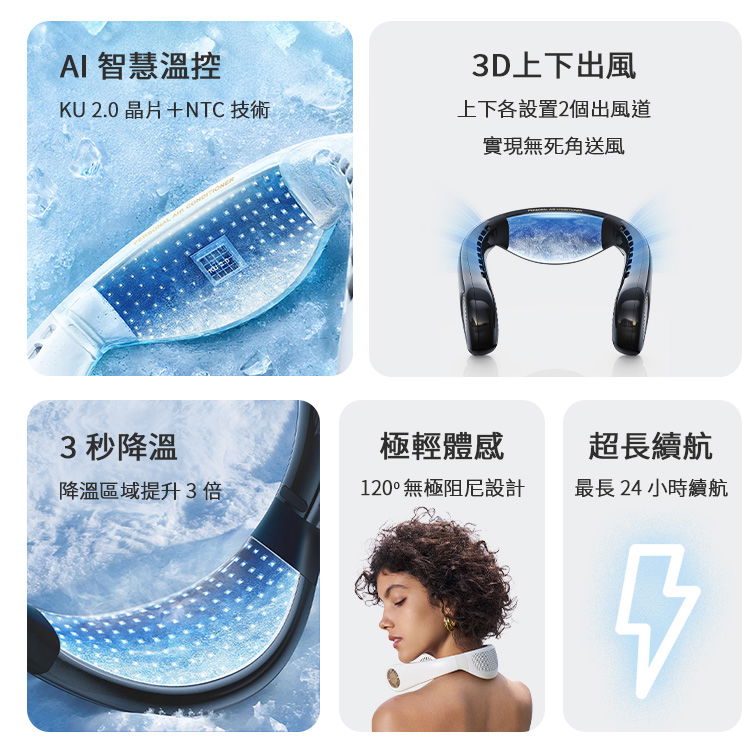 TORRAS COOLIFY Air AI智慧頸掛冷暖空調風扇丨輕涼一夏 COOL翻全場